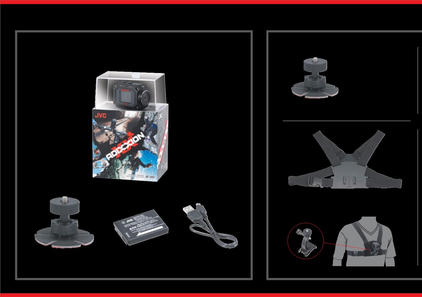 JVC - ADIXXION - Action Camera - GC-XA2